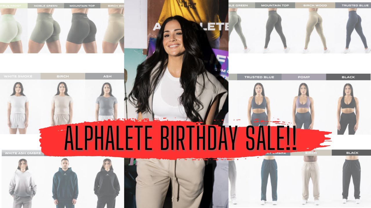 ALPHALETE 2024 BIRTHDAY SALE ! Huge discounts!! Try on review of their ...