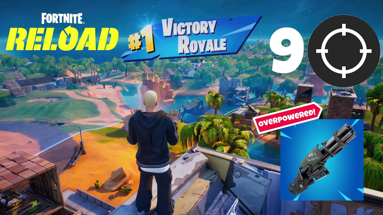 Fortnite Reload Win (Dominating w/the Minigun!) - YouTube