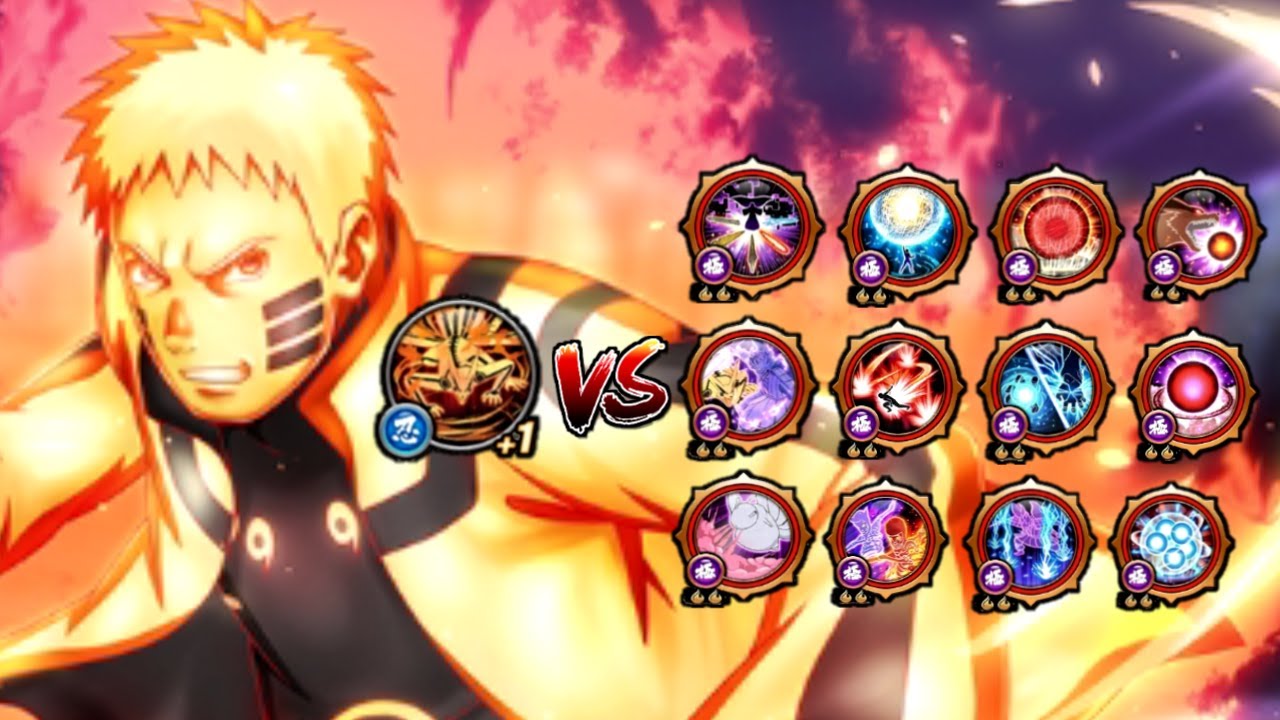 Naruto Hokage NEW LB Kurama Spinning Charge vs EX Ultimate Jutsu ...