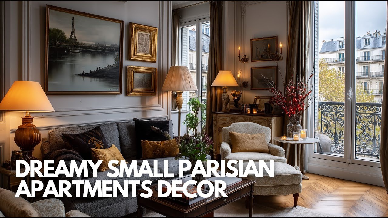 Dreamy Small Parisian Apartments Blending Vintage French Style and ...