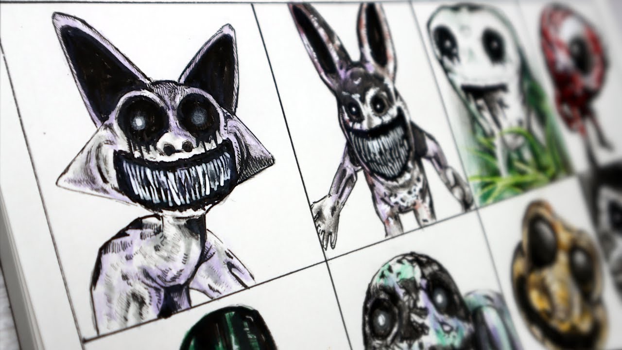 Drawing Zoonomaly Bosses Part2 - YouTube