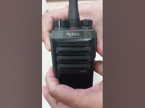 basic steps on how to use digital portable radio,model hytera PD408 ...