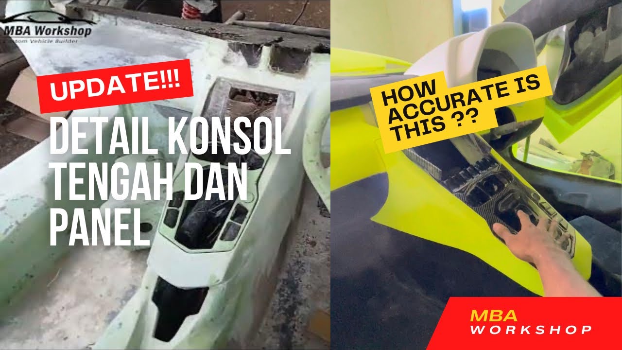 pengerjaan detail konsol || console detailing - YouTube