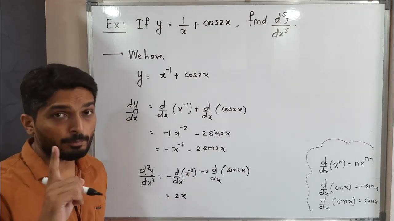 Finding 5th Derivative of a given Function | Example - YouTube