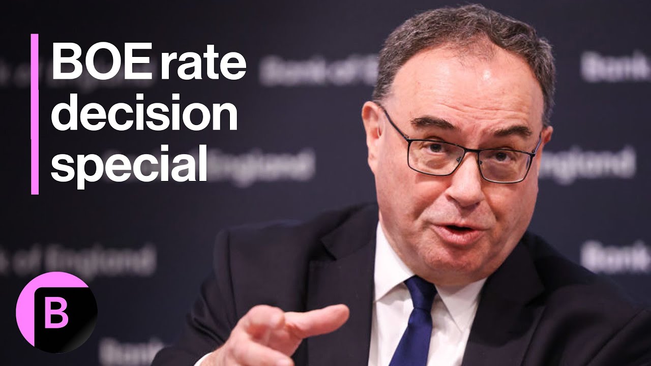 BOE Cuts Rates to Two-Year Low | Live Special Coverage - YouTube