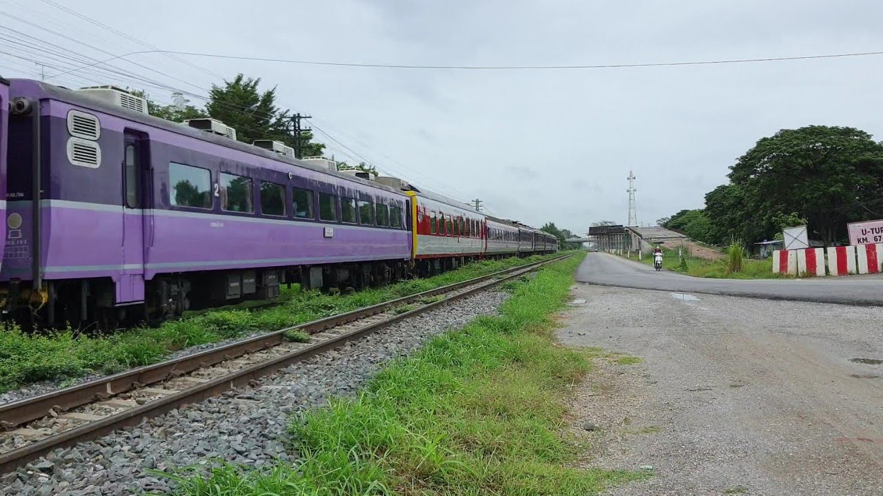 รถนำเที่ยวน้ำตก 909 พ่วงจัดเต็มพิเศษ excursion train 909 - YouTube