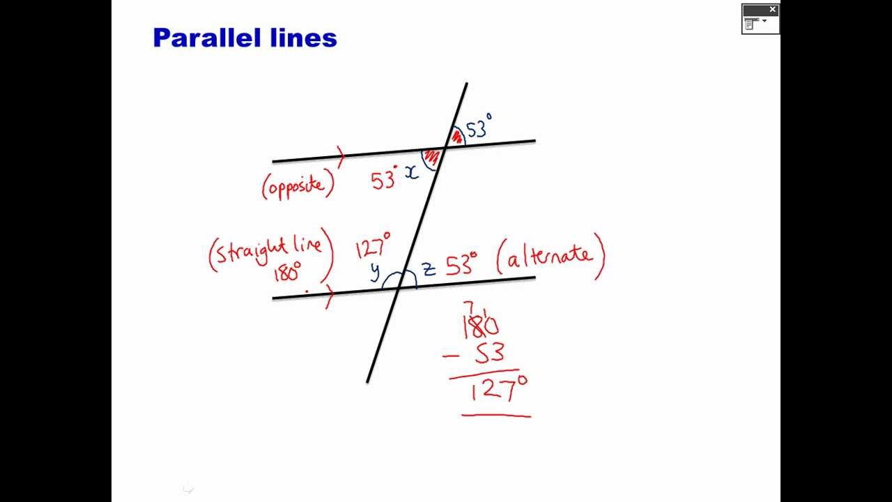 Angle Facts Mathscast - YouTube