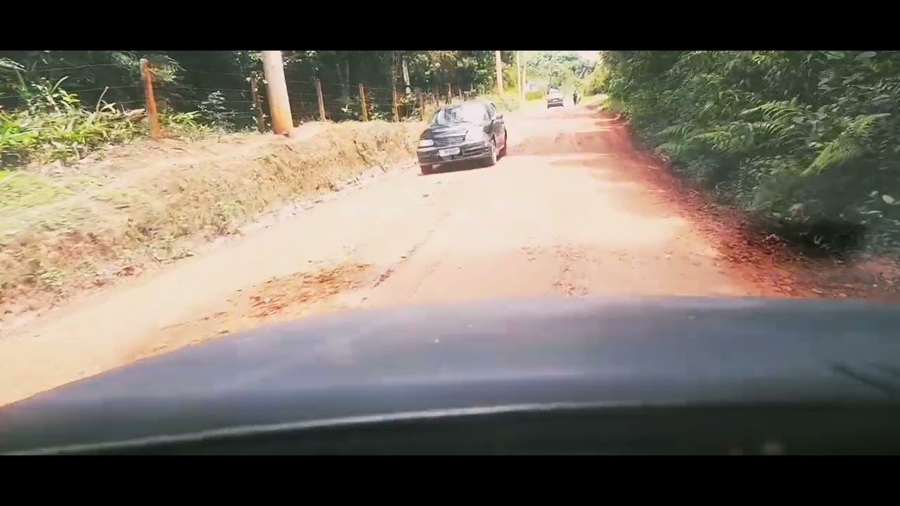 Estrada Dr Marcial Herculino de Holanda depois de passar a máquina ...