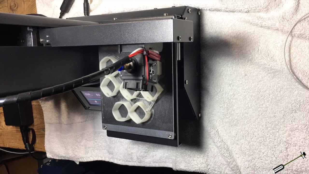 Monoprice Select Mini V2 3D Printer Sound & Time-Lapse - YouTube