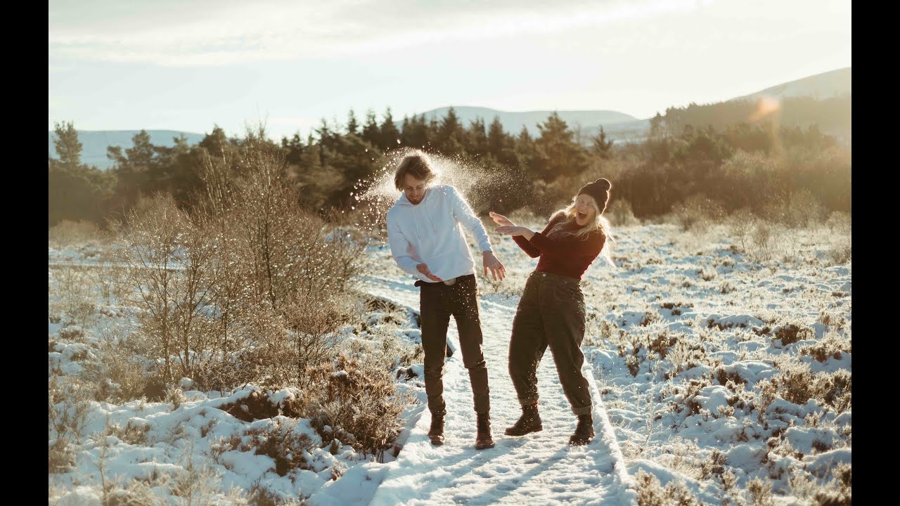 How to keep warm during your outdoor photo shoot in winter - YouTube