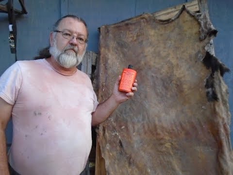 Applying The Tanning Solution - Hides pt. 2 - YouTube