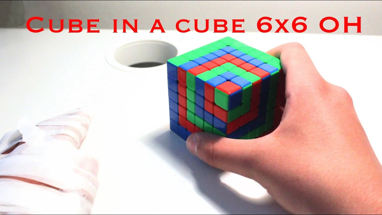I MADE THE CUBE IN A CUBE IN A CUBE IN A CUBE IN A CUBE IN A CUBE PATTERN ON 6x6 OH! - YouTube