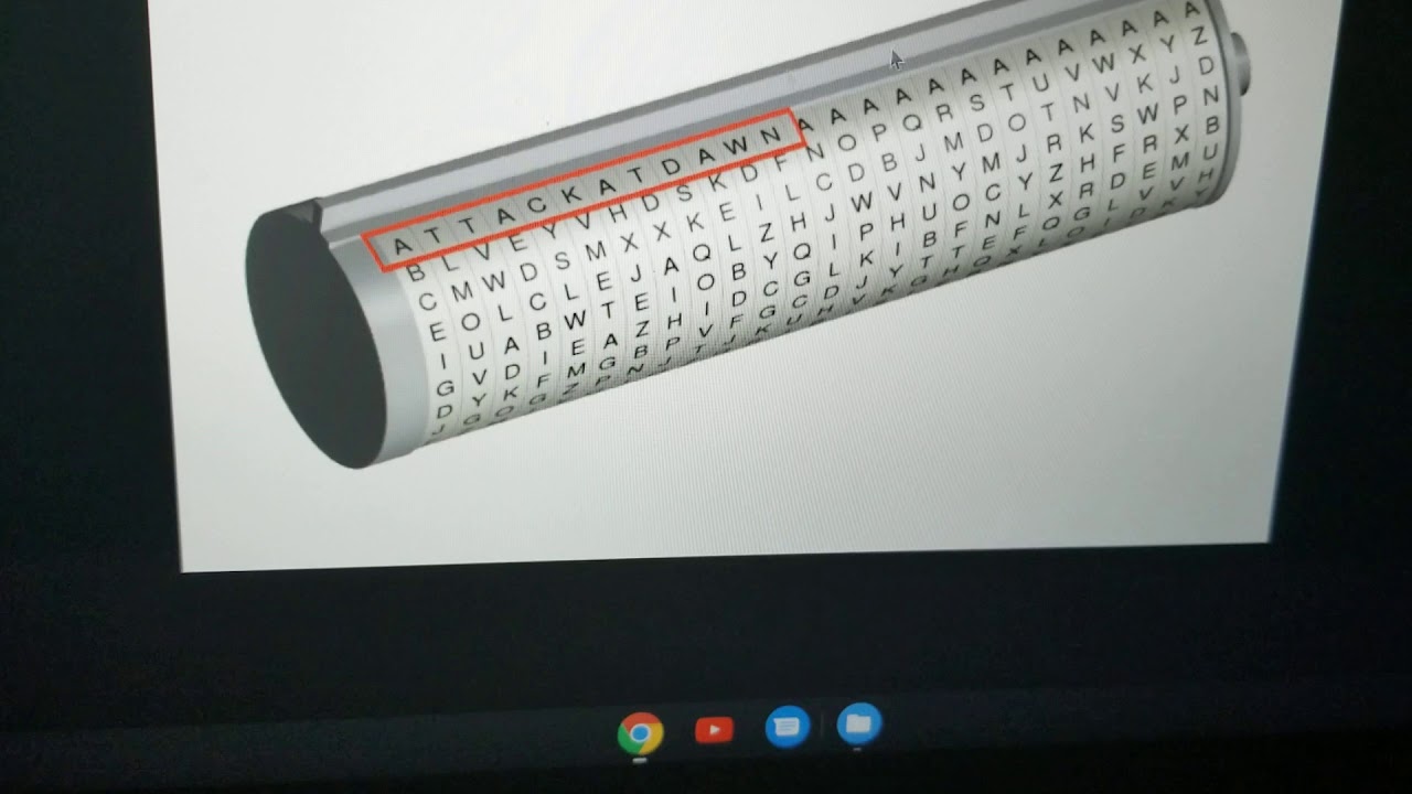 m-94 cipher - YouTube