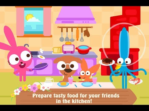 Fun Games For Kids | Papo World Play House - Let's Make Some Dish - YouTube