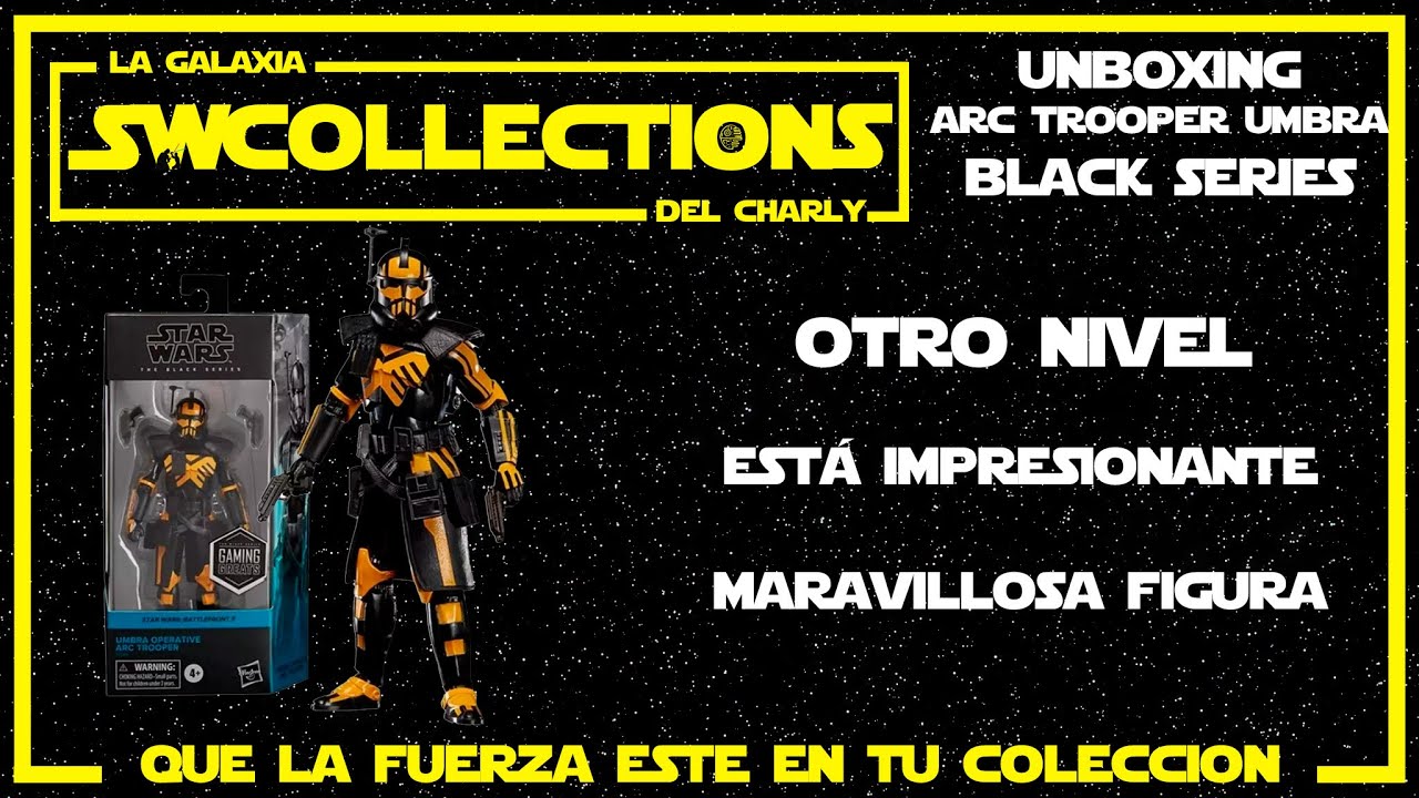 ARC TROOPER - UMBRA OPERATIVE | Unboxing Review Star Wars The Black ...