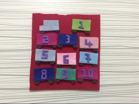 Aktivite Kitabı Yapımı 'Sayılar' How To  Make An Activity Book