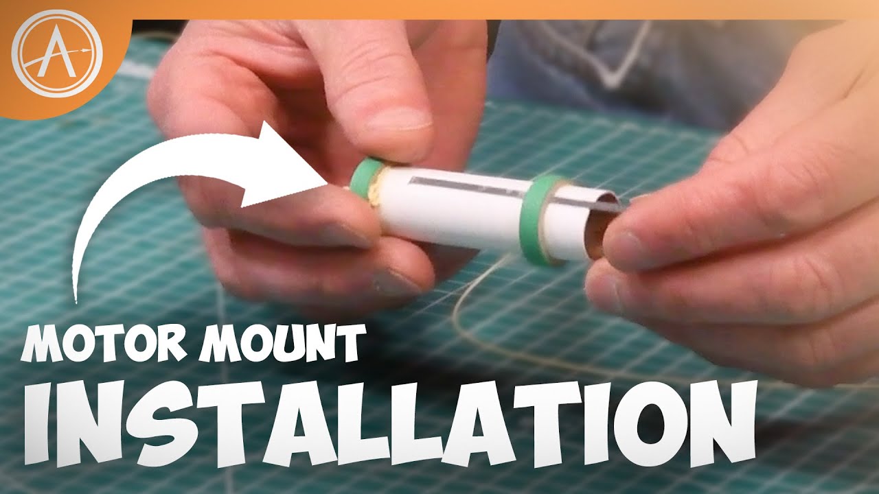 How to Install Motor Mounts in Model Rockets - YouTube