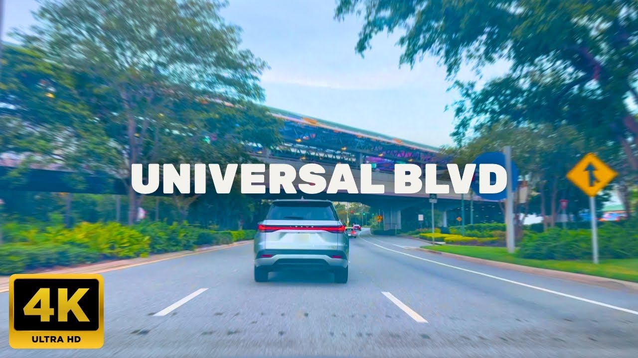 🎢 Universal Drive | Orlando, Florida [4K/60 HDR] - YouTube