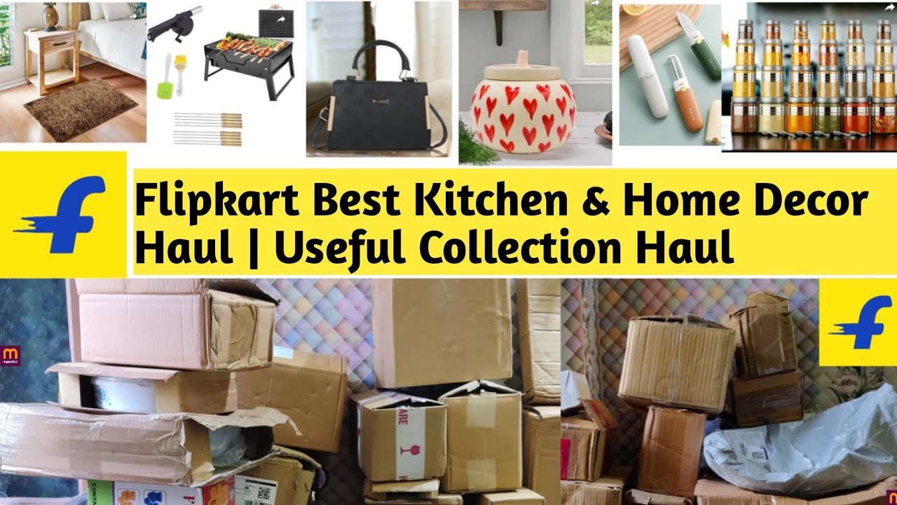 Flipkart Best Kitchen & Home Decor Haul | Useful Collection Haul | Must ...