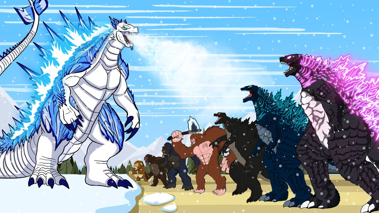 SHIMO NEW TITAN VS GODZILLA, KONG, GODZILLA EARTH: Who Is The King Of ...