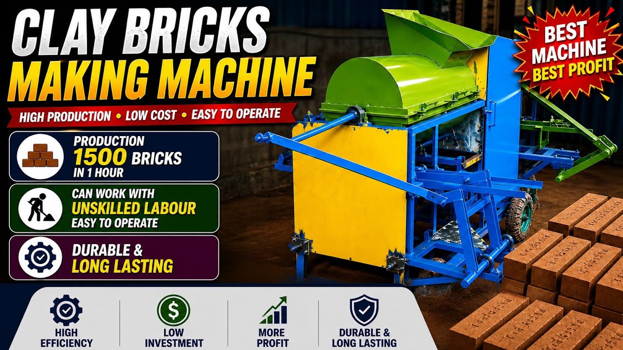 clay brick making machine eta brick red brick 8895855559 clay bricks ...