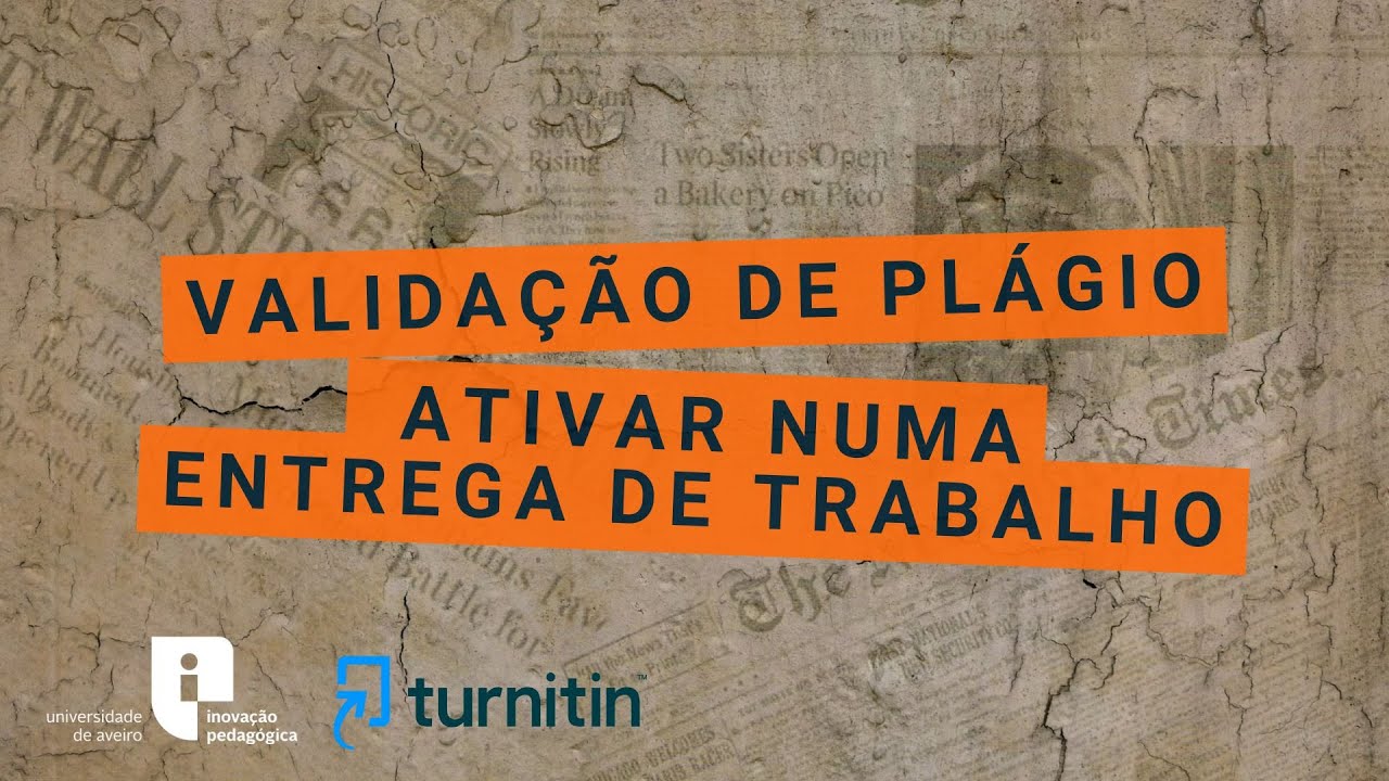 Como Ativar o Turnitin numa Entrega de Trabalho no Moodle: Tutorial Passo a Passo! - YouTube