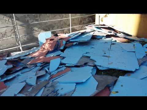 Yanlış yapılan ısı yalıtımın sonu. (mantolama  komple söküldü) xps eps