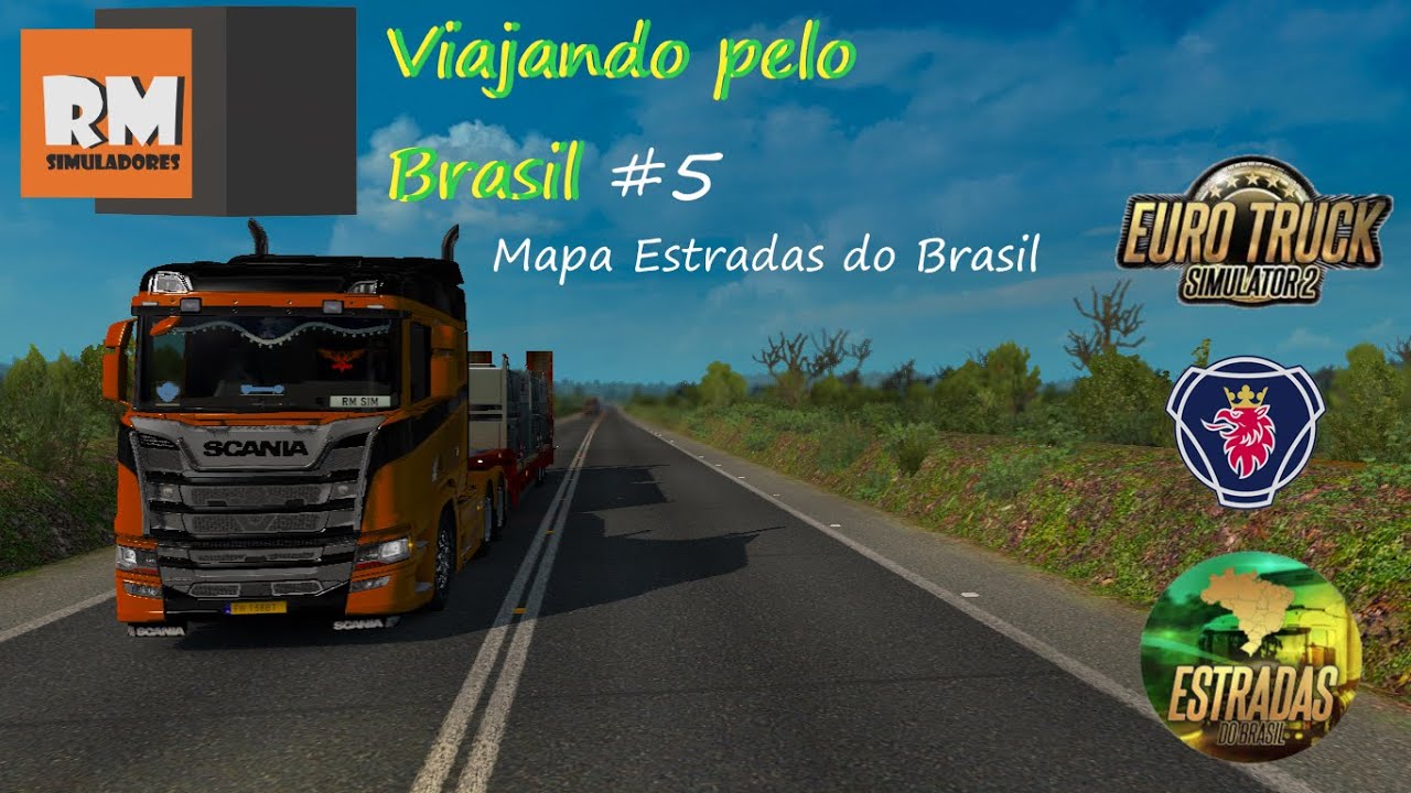 Viajando pelo Brasil #5 - Ets2 - Mapa EBR ( Estradas do Brasil ) - YouTube