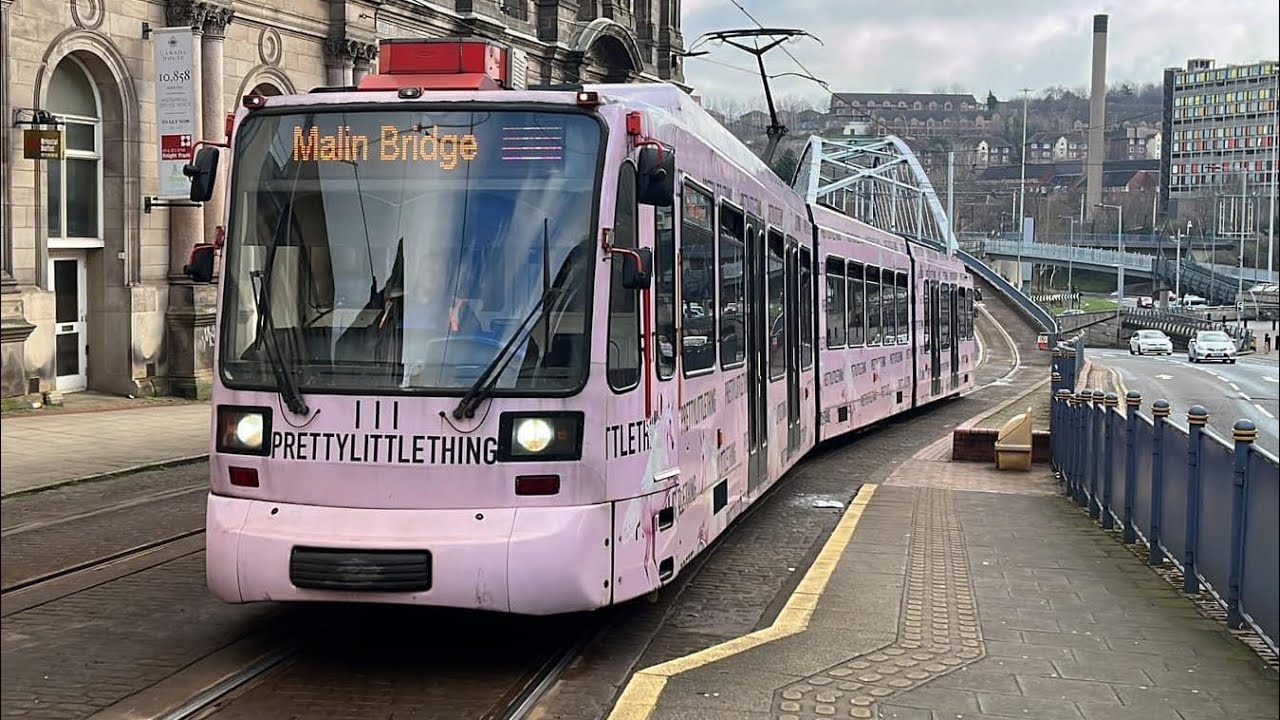 Sheffield Supertram - Castle Square to Malin Bridge (Full Ride) - YouTube
