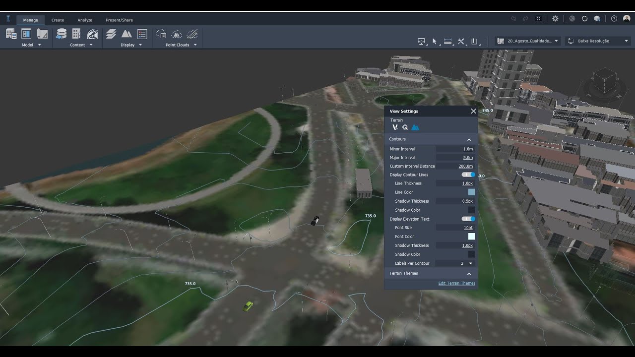 Configurações de Visualização do Modelo - InfraWorks - YouTube