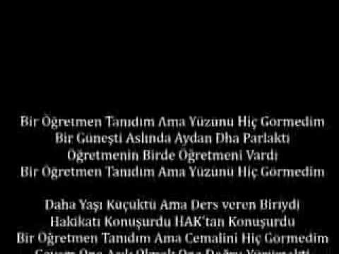 Peygamber Efendimize Şiir ( Bir Öğretmen Tanıdım )