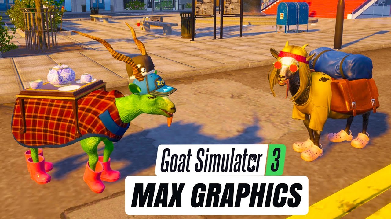 Goat Simulator 3 Mobile Ultra High Graphics 4K 60fps - YouTube