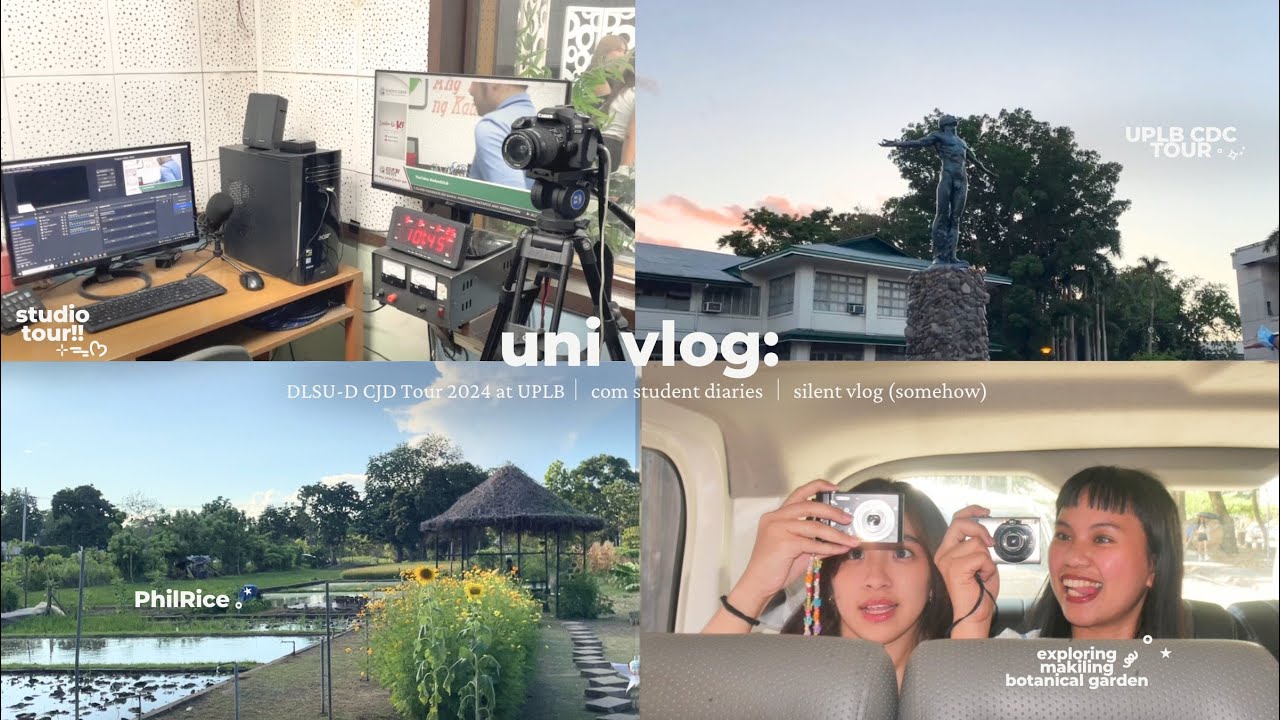 [240509] uni vlog: dlsud study tour at uplb -- cdc, philrice, makiling ...