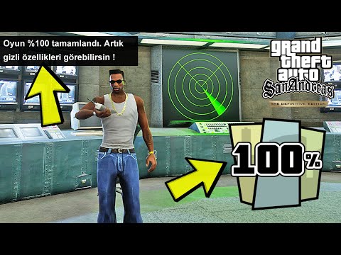 GTA SAN ANDREAS 'I %100 TAMAMLAYINCA BAKIN NE OLUYOR !? GTA San Andreas Definitive Edition