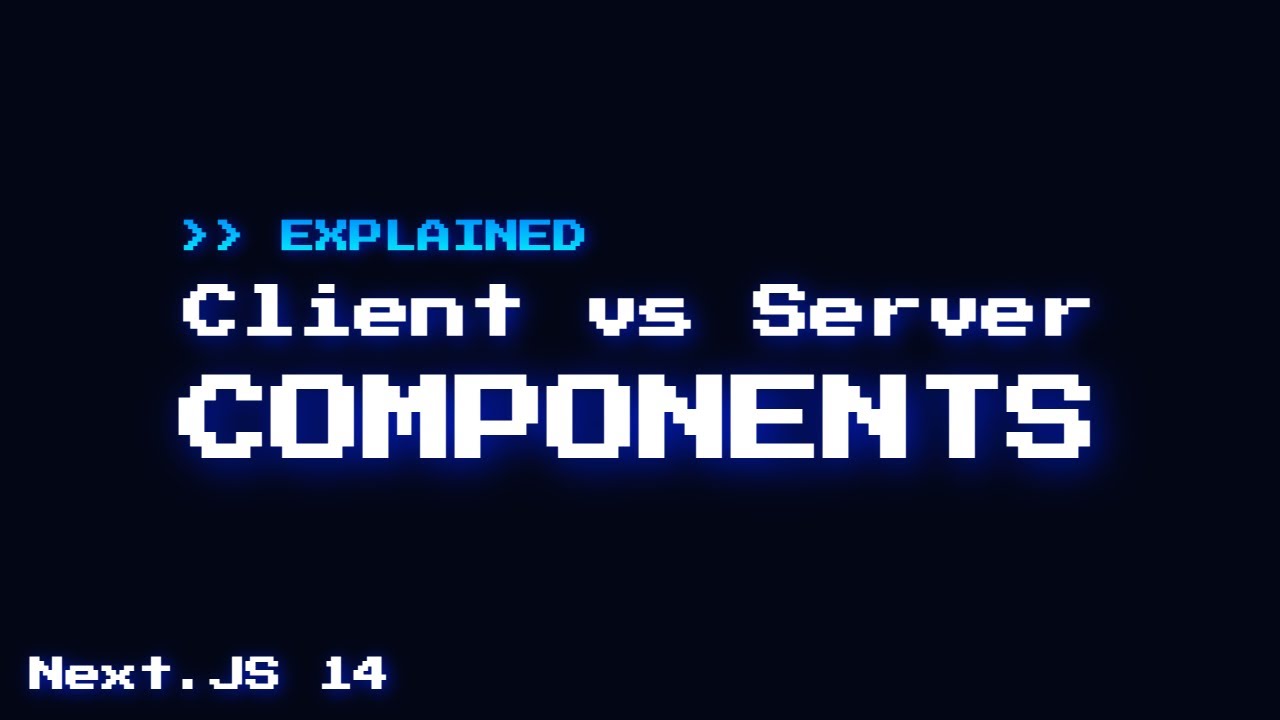 Learn Client Vs Server Rendered Components In Nextjs 14 Youtube