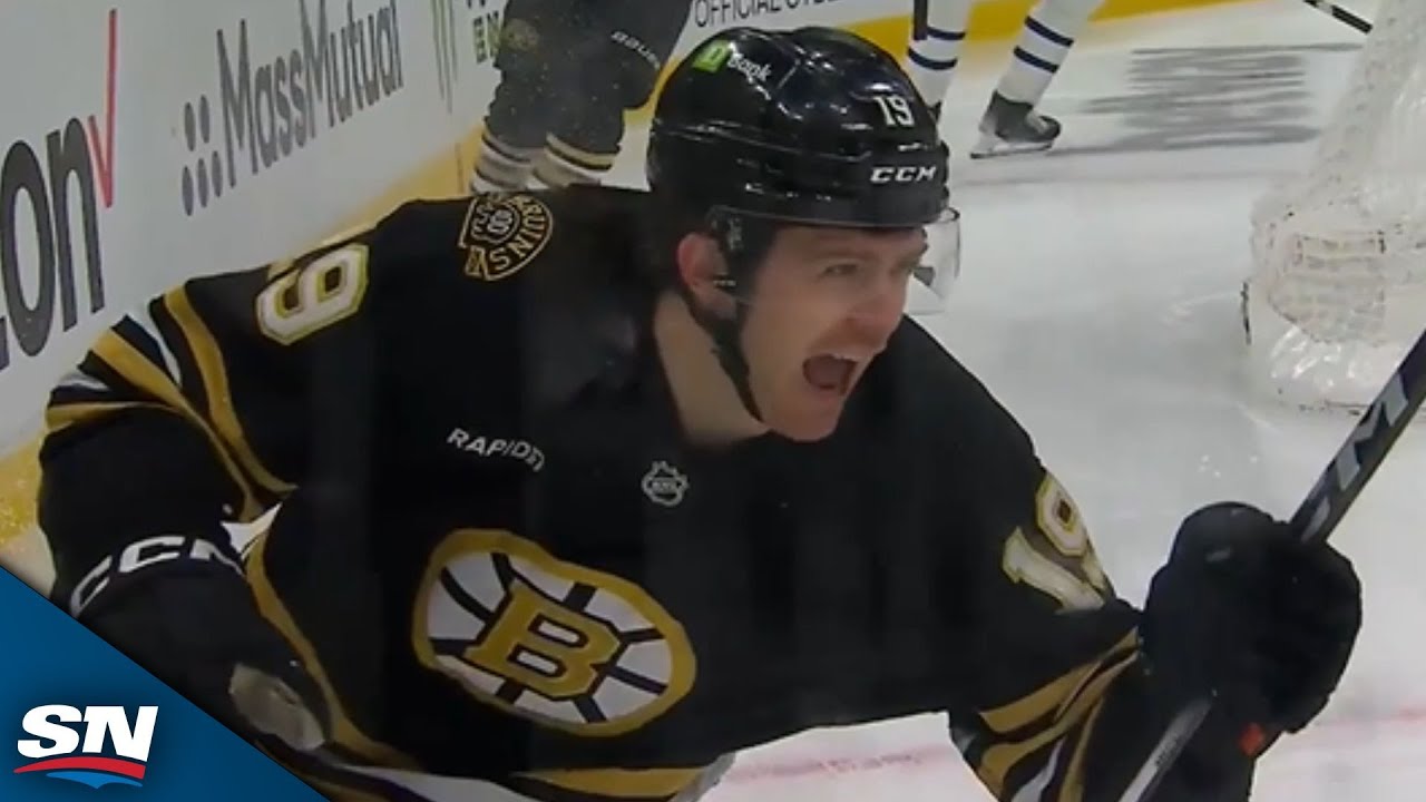 John Beecher Scores His First Playoff Goal On Odd Man Rush - YouTube