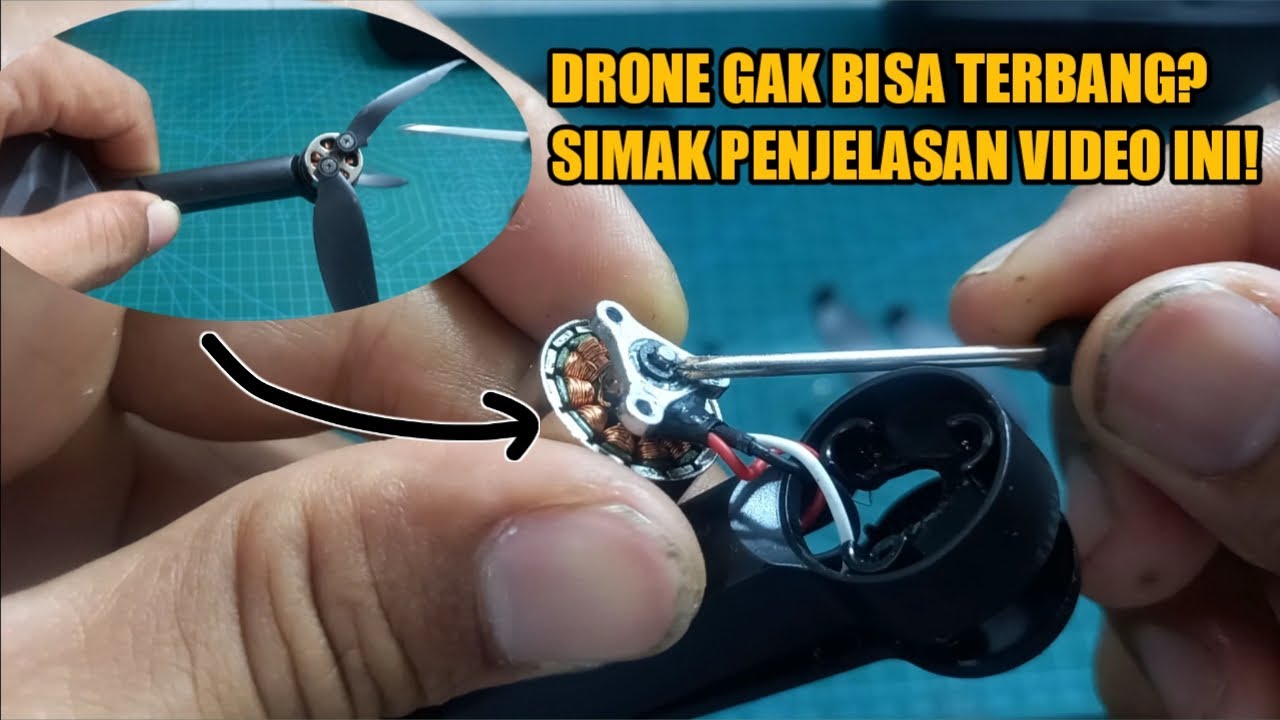 CARA GANTI PROPOLER DAN PENYEBAB DRONE TIDAK BISA TERBANG - YouTube