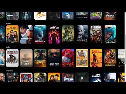 Vídeo de demonstração - interface clone - api TMDB