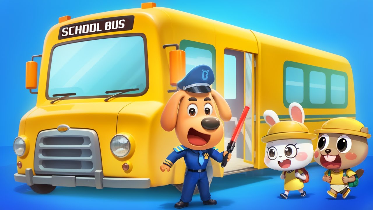 Kids Learn School Bus Safety Tips | Sheriff Labrador | Kids Cartoons ...