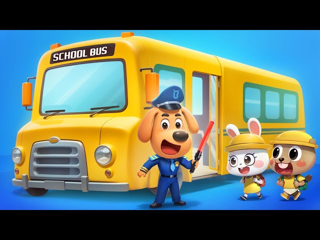 Kids Learn School Bus Safety Tips | Sheriff Labrador | Kids Cartoons ...