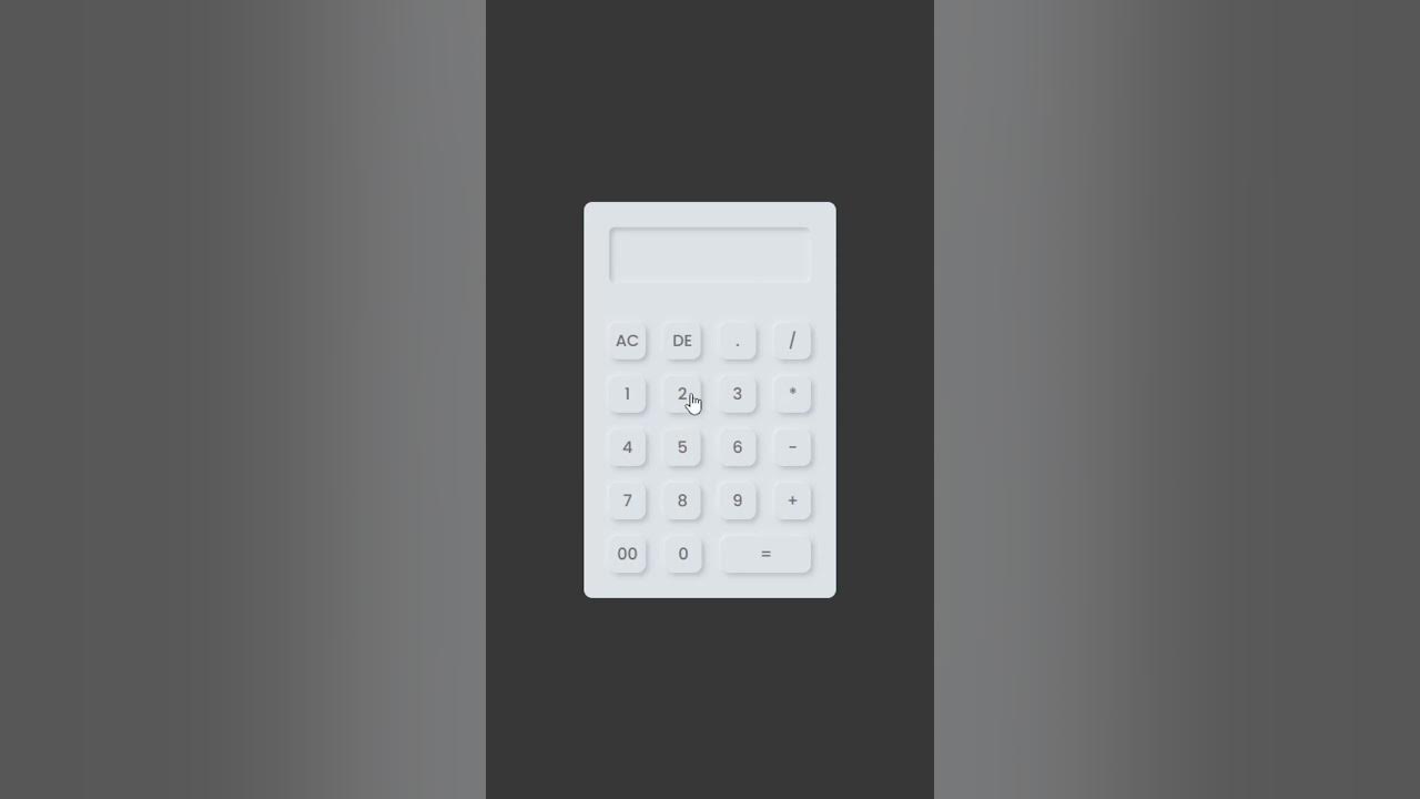 Neumorphism Calculator - YouTube