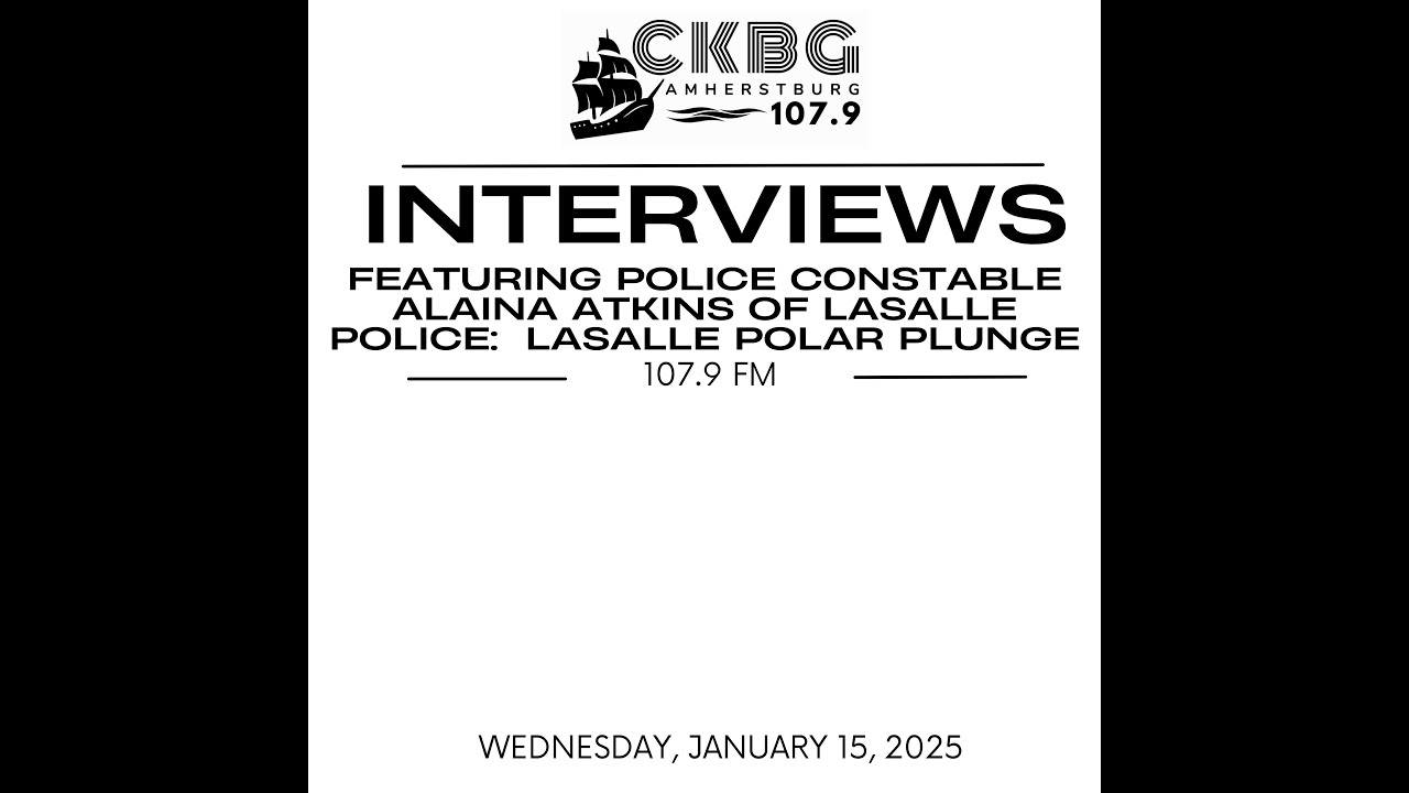 Interview with Police Constable Alaina Atkins of LaSalle Police - YouTube