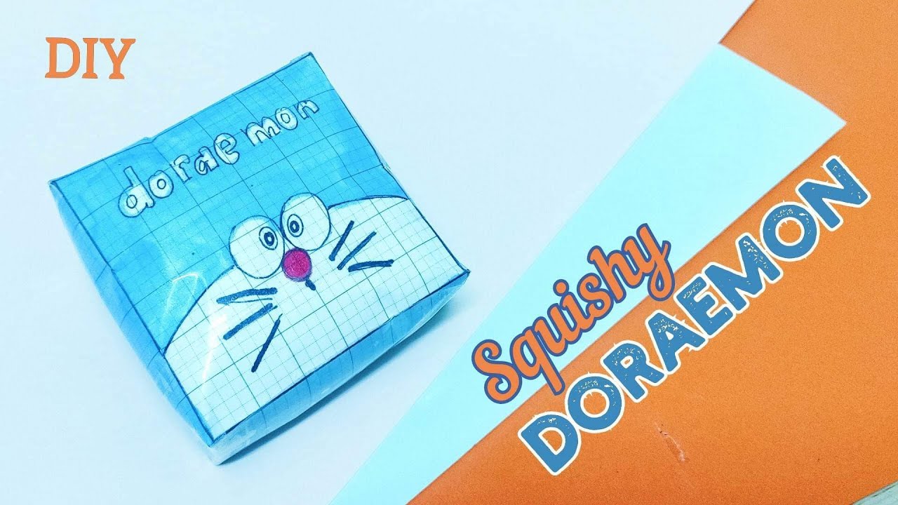 Cách làm Squishy Doraemon đơn giản | Squishy giấy | How to make paper ...