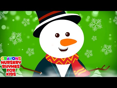Christmas Snowman | Five Little Snowman | Christmas Carols | Christmas Song | Crayons Nursery Rhymes