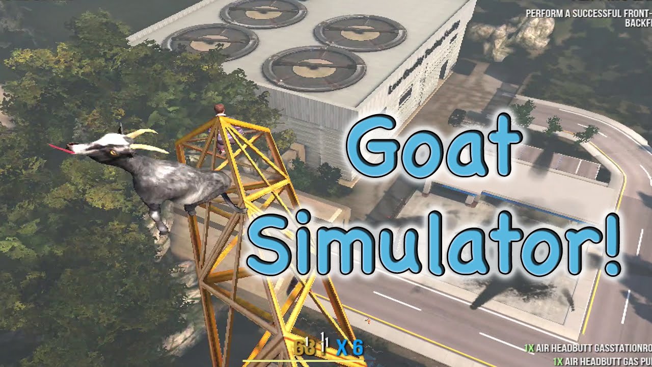Goat Simulator - Flying Goats Are Real!! - YouTube