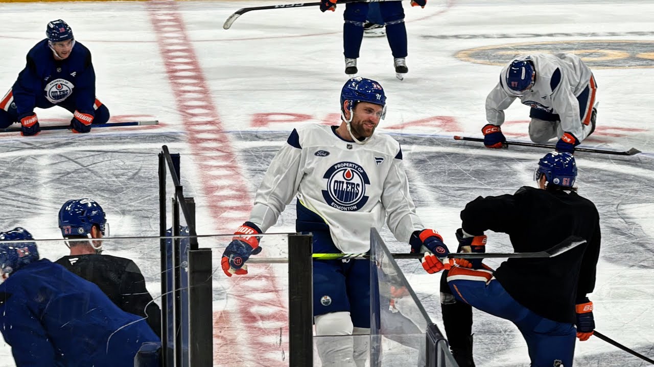 Oilers practice November 25th - YouTube