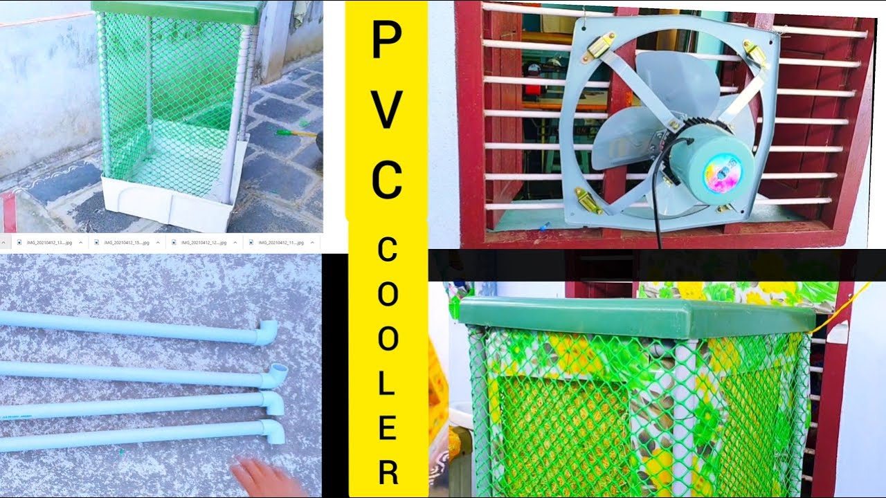 l PVC Pipe cooler l How to make AIR COOLER at home with PVC Pipes l How ...