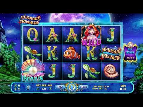 Mermaid Treasure สล็อตนางเงือก แตกจริงทุกดอก slotXO - YouTube