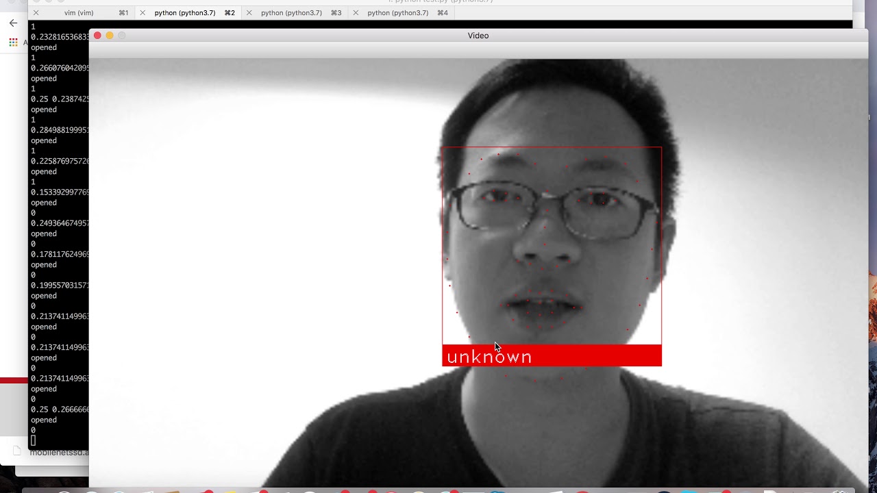 Driver Face Recognition and Drowsiness Detection - YouTube