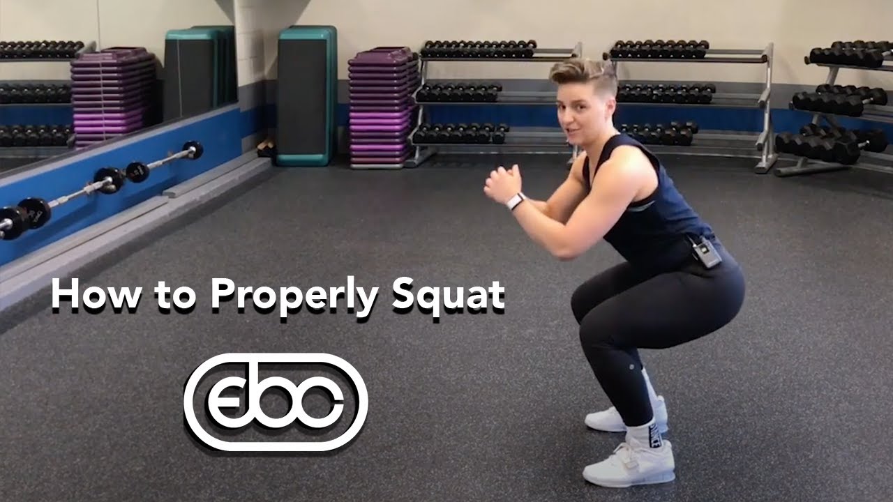 How To Squat Properly | Step by Step Guide - YouTube